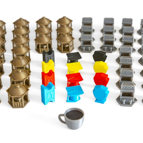 Ark Nova Kiosks Pavilions Tokens Upgrade - Etsy