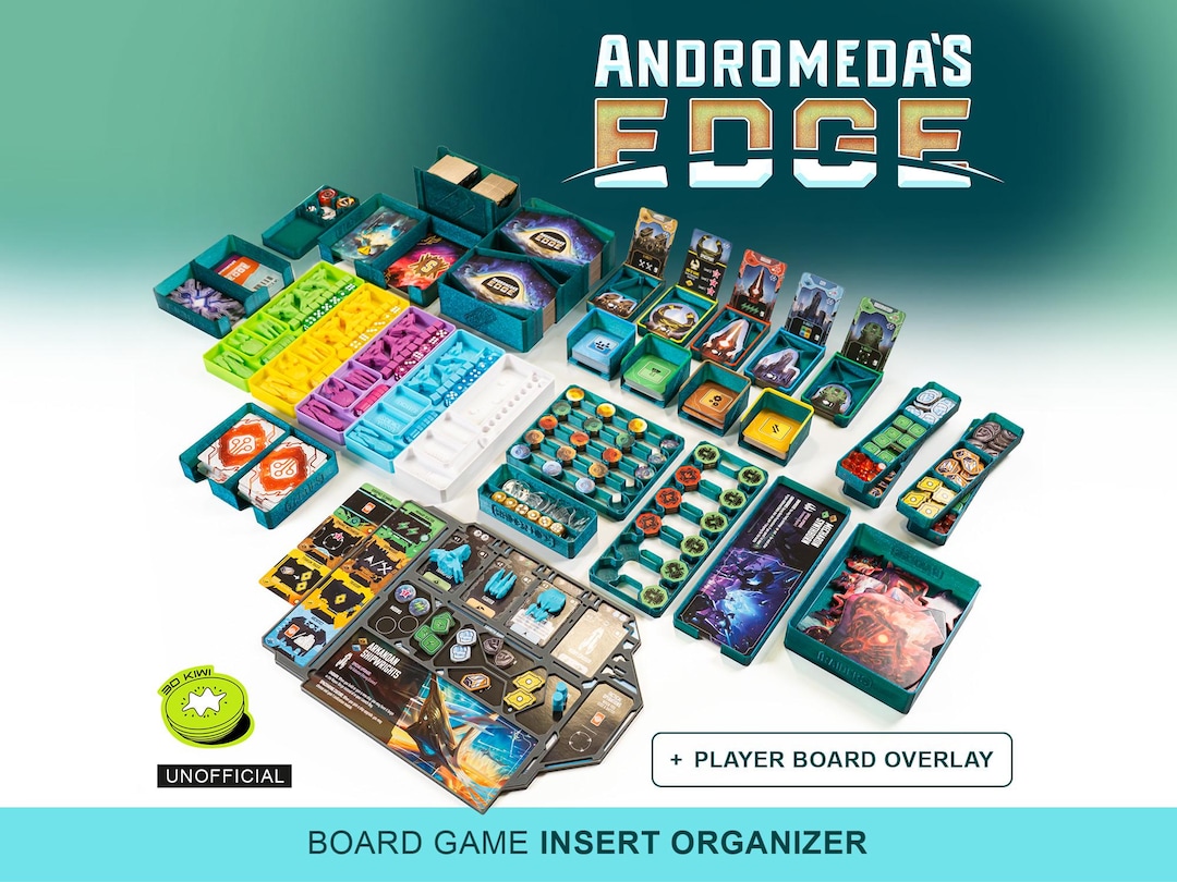 Andromeda's Edge Board Game Organizer: 3D Printed Insert, Player ...