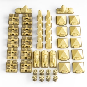 Ankh Gods of Egypt Monuments Tokens Upgrade Set for Board Game - Etsy