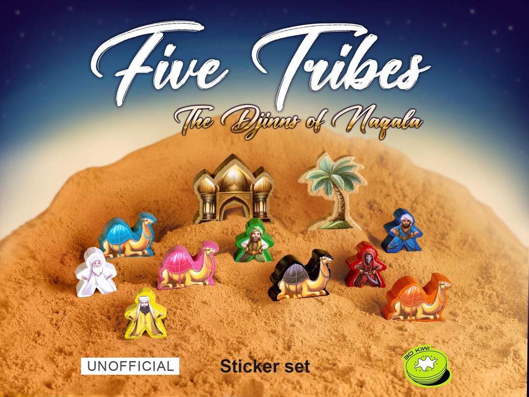 Five Tribes Sticker Upgrade Kit for Board Game - Etsy