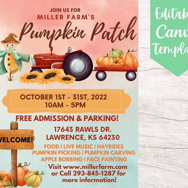 Pumpkin Patch Party - Etsy