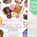 EDITABLE and Printable Valentine's Day Bake Sale Flyer Template ...