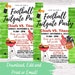 Editable and Printable Football Tailgate Party Invitation Flyer ...