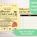 EDITABLE and Printable Halloween Chili Cook off Flyer and Sign up Sheet ...