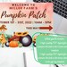 Editable and Printable Fall Pumpkin Patch Yard Sign Template, Instant ...