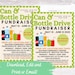 EDITABLE and Printable Can and Bottle Drive Fundraiser Flyer Template ...