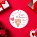 EDITABLE and Printable Valentine's Day Teddy Bear Gift Tag Template ...