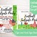 Editable and Printable Football Tailgate Party Flyer and Yard Sign ...