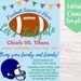 Editable and Printable Football Tailgate Party Invitation Flyer ...