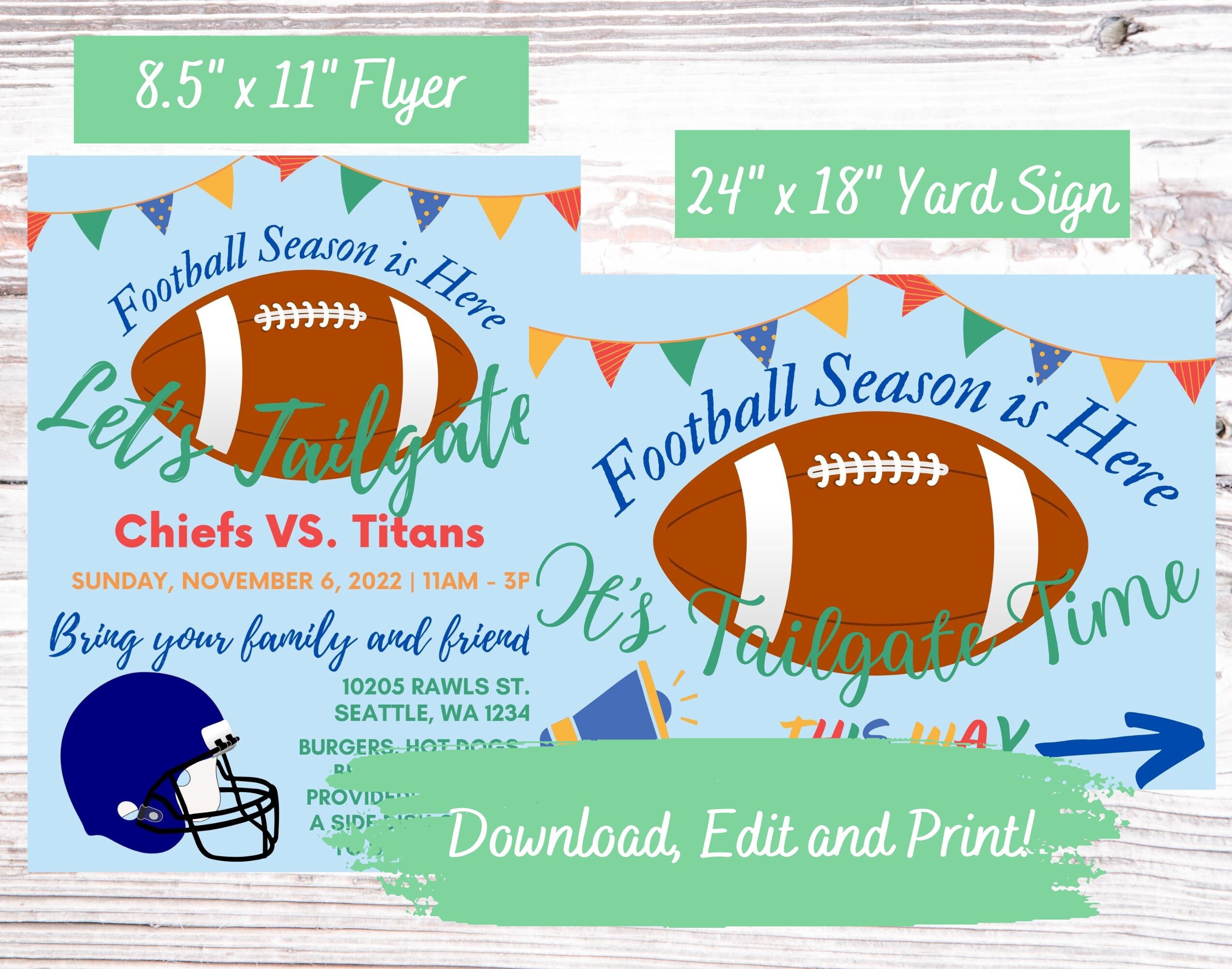 Baseball Tailgate Party Flyer