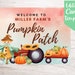 Editable and Printable Fall Pumpkin Patch Yard Sign Template, Instant ...