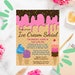 Ice Cream Social Event Invitation Flyer Template, Editable and ...