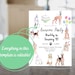 EDITABLE and Printable Dog Birthday Party Invitation Flyer Template ...