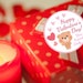 EDITABLE and Printable Valentine's Day Teddy Bear Gift Tag Template ...