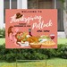 Editable and Printable Thanksgiving Potluck Dinner Yard Sign Template ...