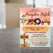 Editable and Printable Fall Pumpkin Patch Invitation Flyer Template ...