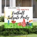 Editable and Printable Football Tailgate Party Flyer and Yard Sign ...
