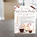 Editable and Printable Hot Cocoa Party Invitation Flyer Template ...