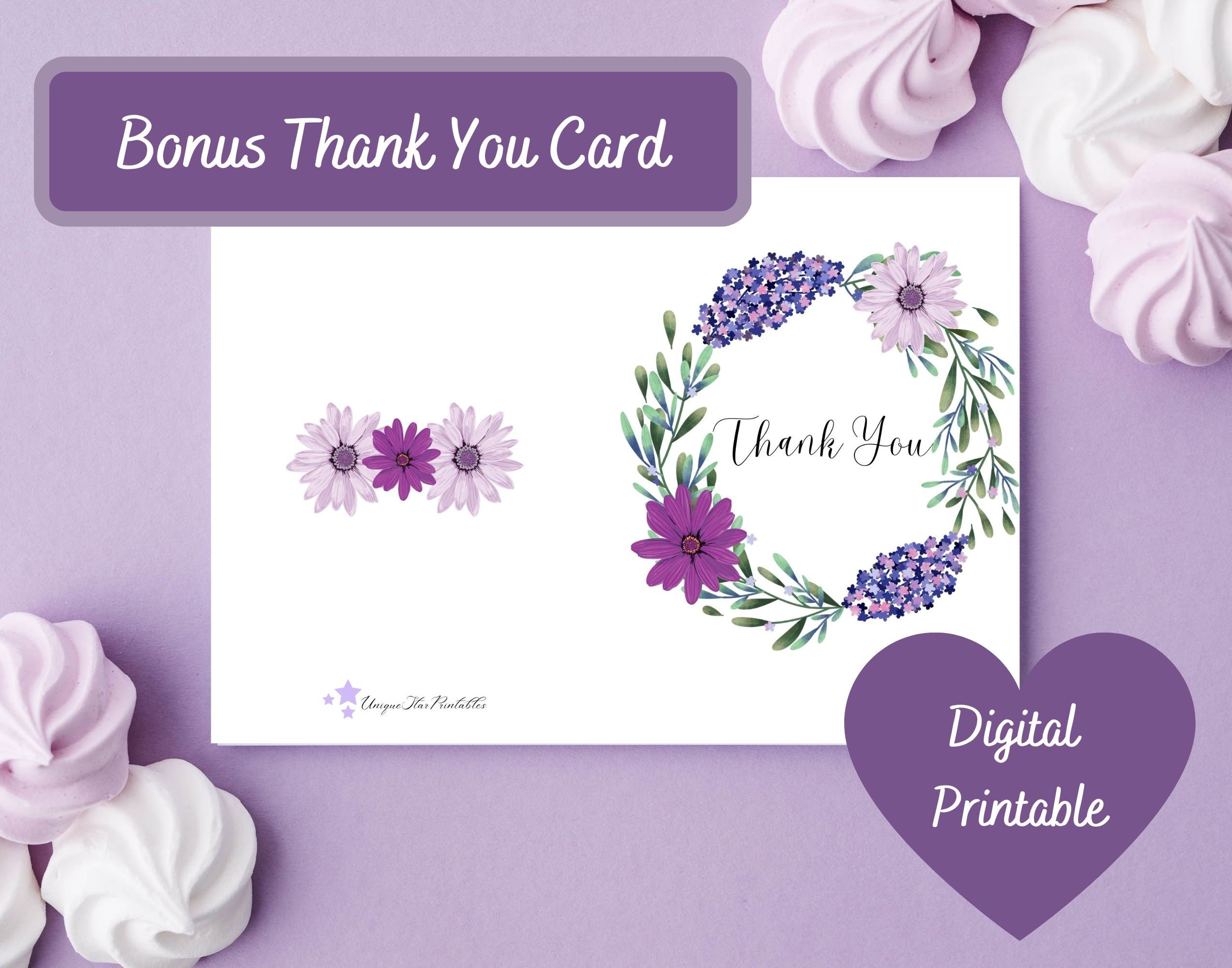 EDITABLE and Printable Thanksgiving Potluck Event Thank You Flat Cards ...