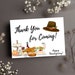 EDITABLE and Printable Friendsgiving Potluck Thank You Flat Cards ...