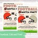 Editable Football Watch Party Flyer, Instant Download Printable ...