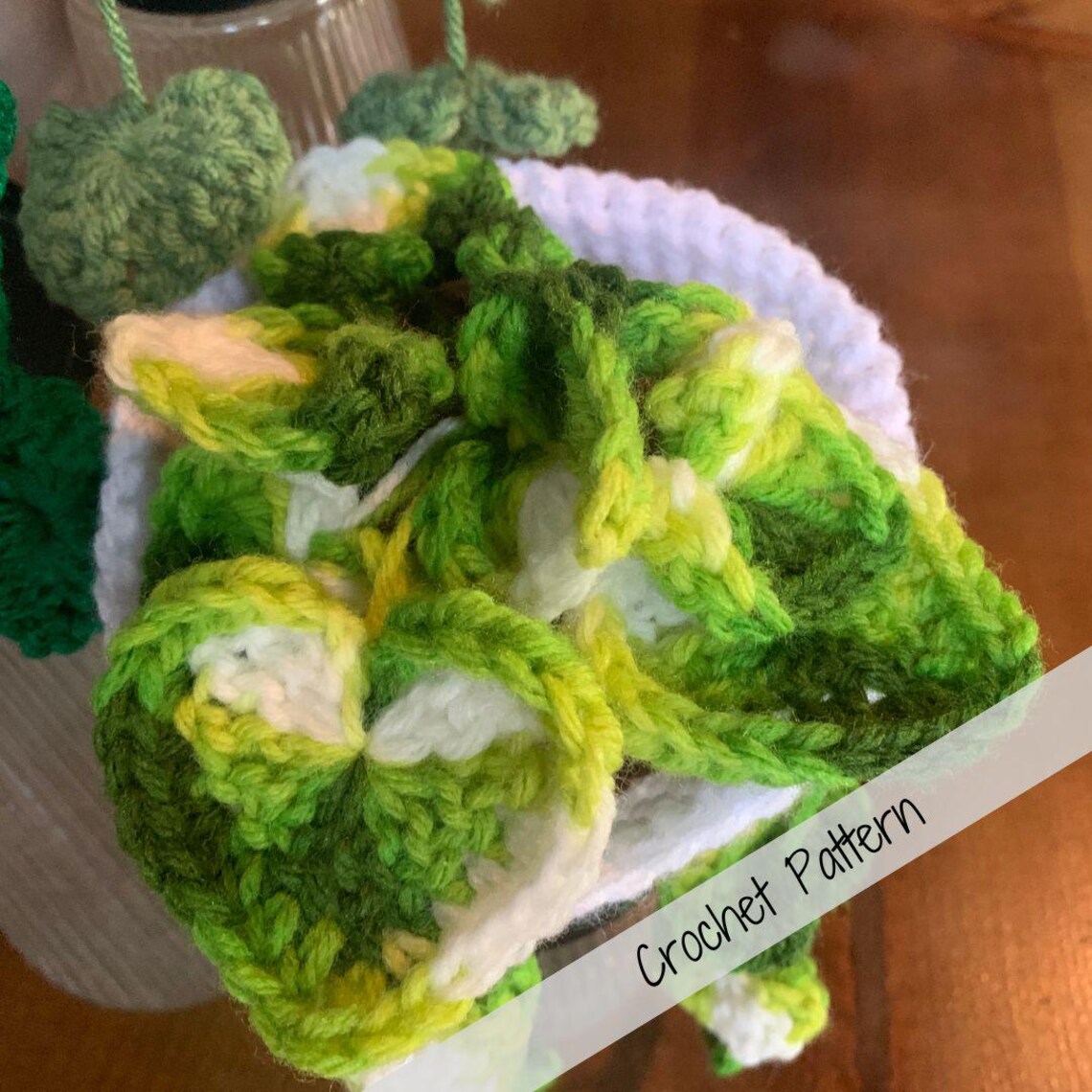 Crochet Pothos Plant Pattern: Realistic Houseplant Amigurumi (PDF) - Etsy