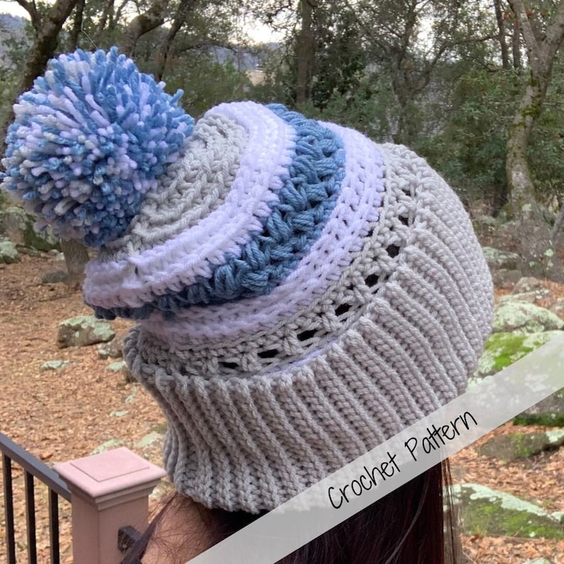 Beanie Crochet Pattern PDF Instant Download Crochet Beanie Pattern ...