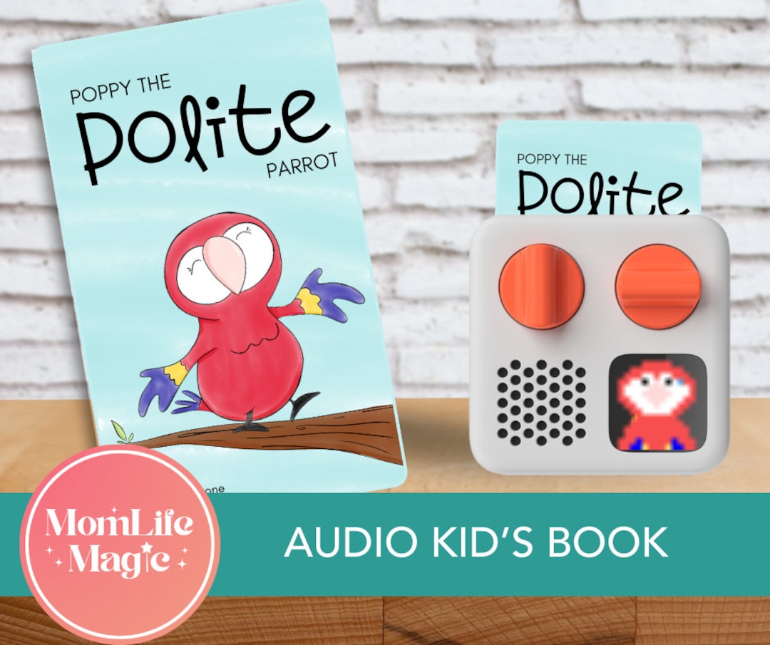 Poppy the Polite Parrot | Kids' Audio | Yoto Compatible Digital Card - Etsy