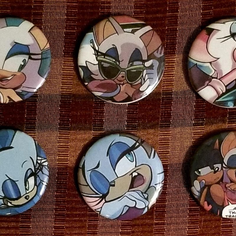 Pin Rouge the Bat - Etsy