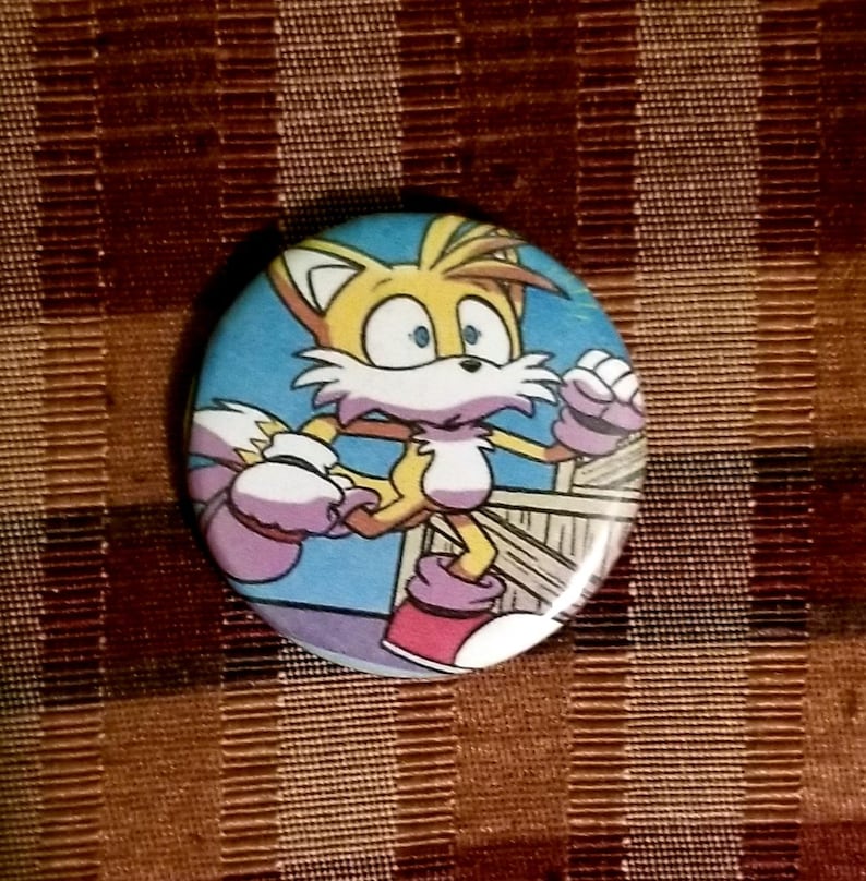 Tails the Fox Buttons | Sonic Pins - Etsy
