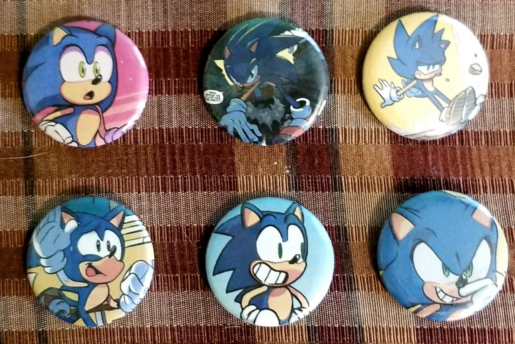 Sonic the Hedgehog Buttons | Sonic Pins - Etsy