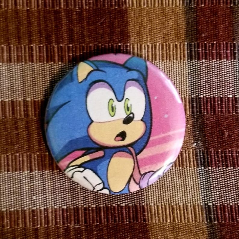Sonic the Hedgehog Buttons | Sonic Pins - Etsy