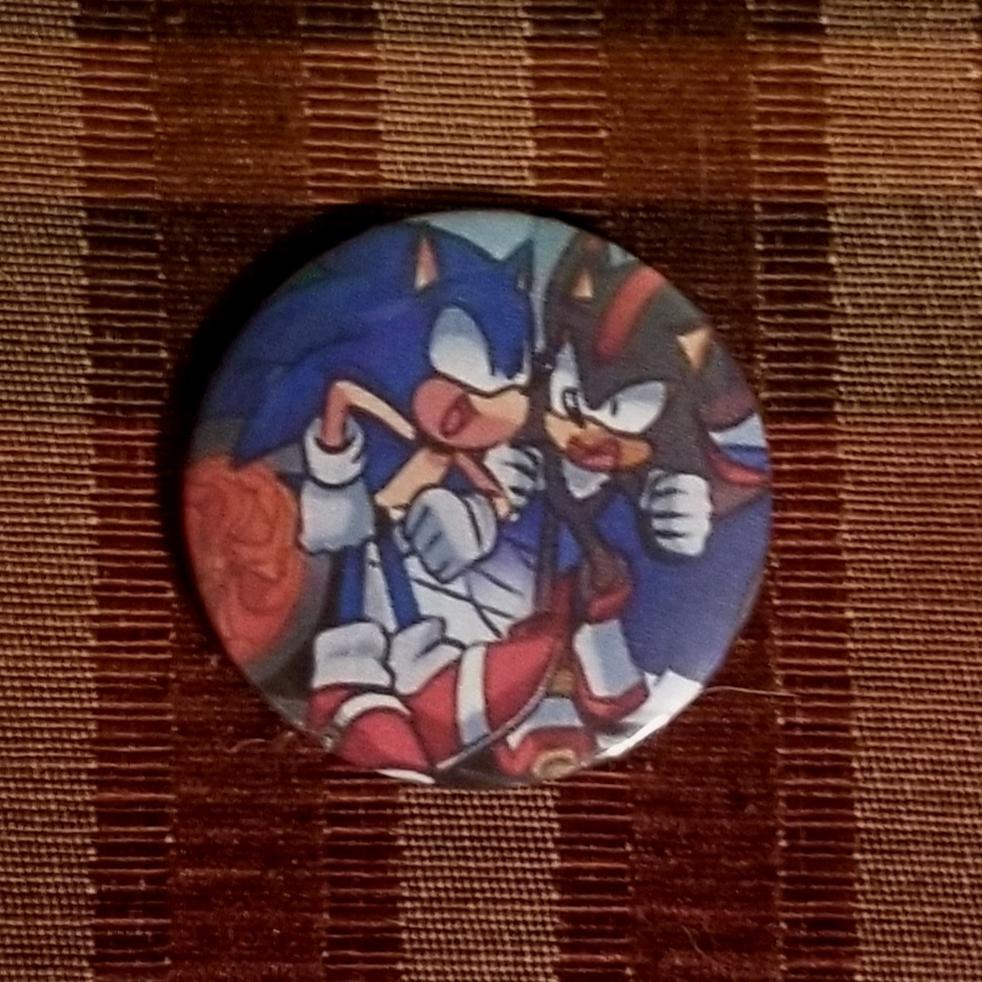 Sonic the Hedgehog Duo's Buttons | Sonic Pins - Etsy