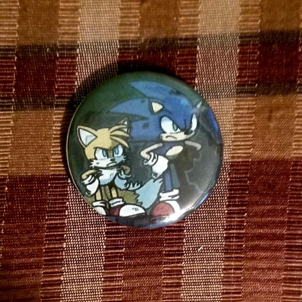 Tails & Sonic Buttons | Sonic Pins - Etsy