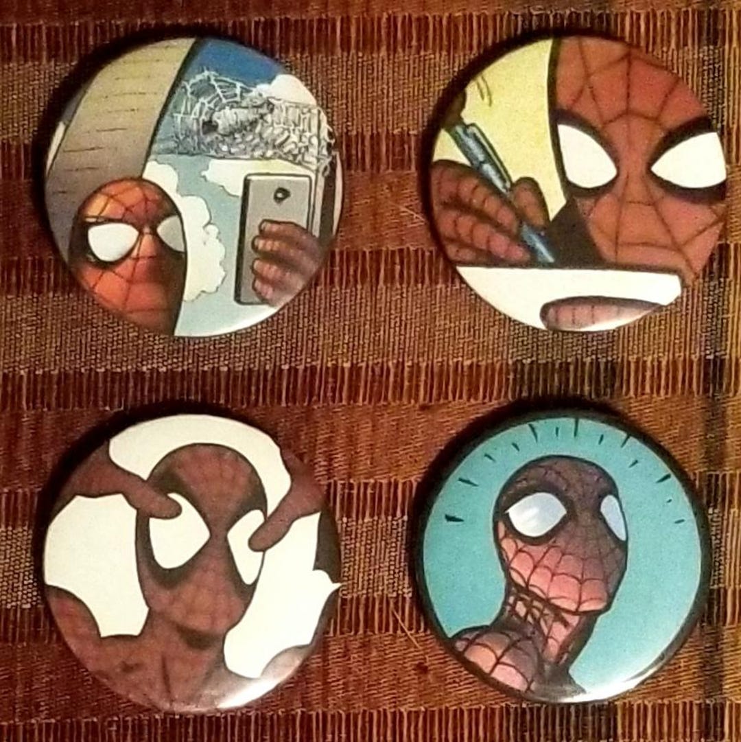 Spider-man Buttons | Pins - Etsy