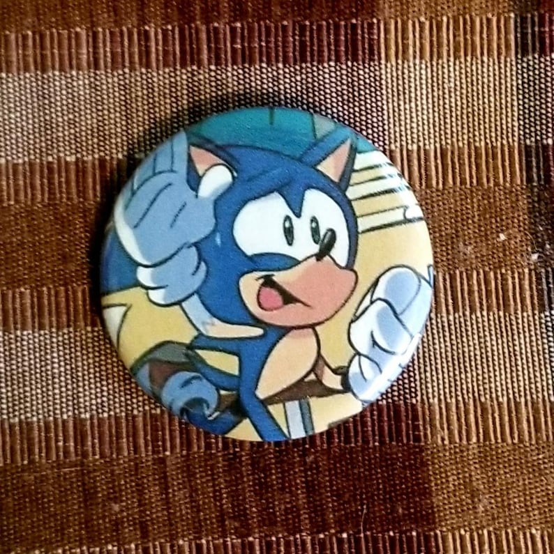 Sonic the Hedgehog Buttons | Sonic Pins - Etsy