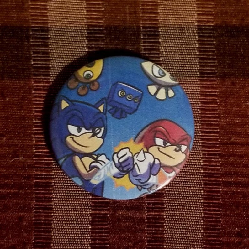 Sonic the Hedgehog Duo's Buttons | Sonic Pins - Etsy