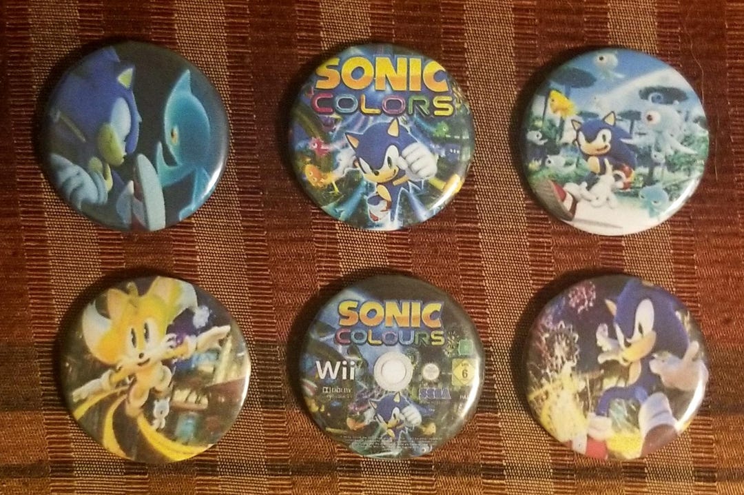 Sonic Colours Pins | Sonic Buttons - Etsy