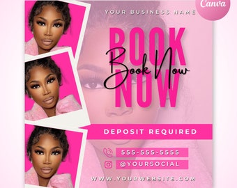 Editable Book Now Flyer Appointments Available Template - Etsy