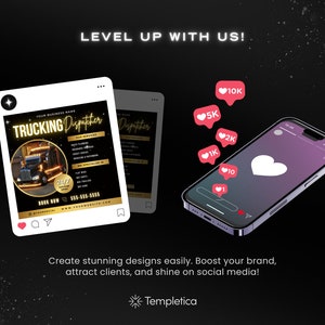 Truck Dispatcher Flyer, DIY Trucking Dispatchers Service Flyer, Broker ...