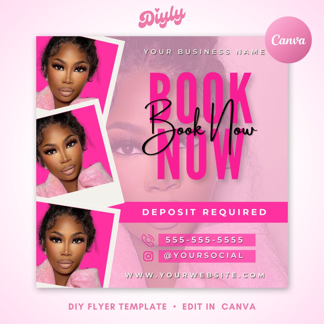 Editable Book Now Flyer DIY Appointments Available Template - Etsy