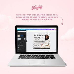 Wealth Masterclass Flyer, DIY Flyer Template Design, Wealth Building ...