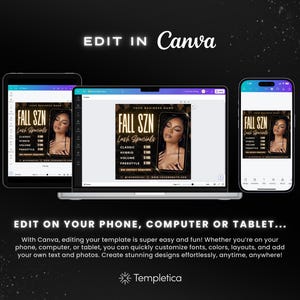 Fall Lash Specials Flyer, September Bookings Available Flyer, Lash Artist Salon Price List ...