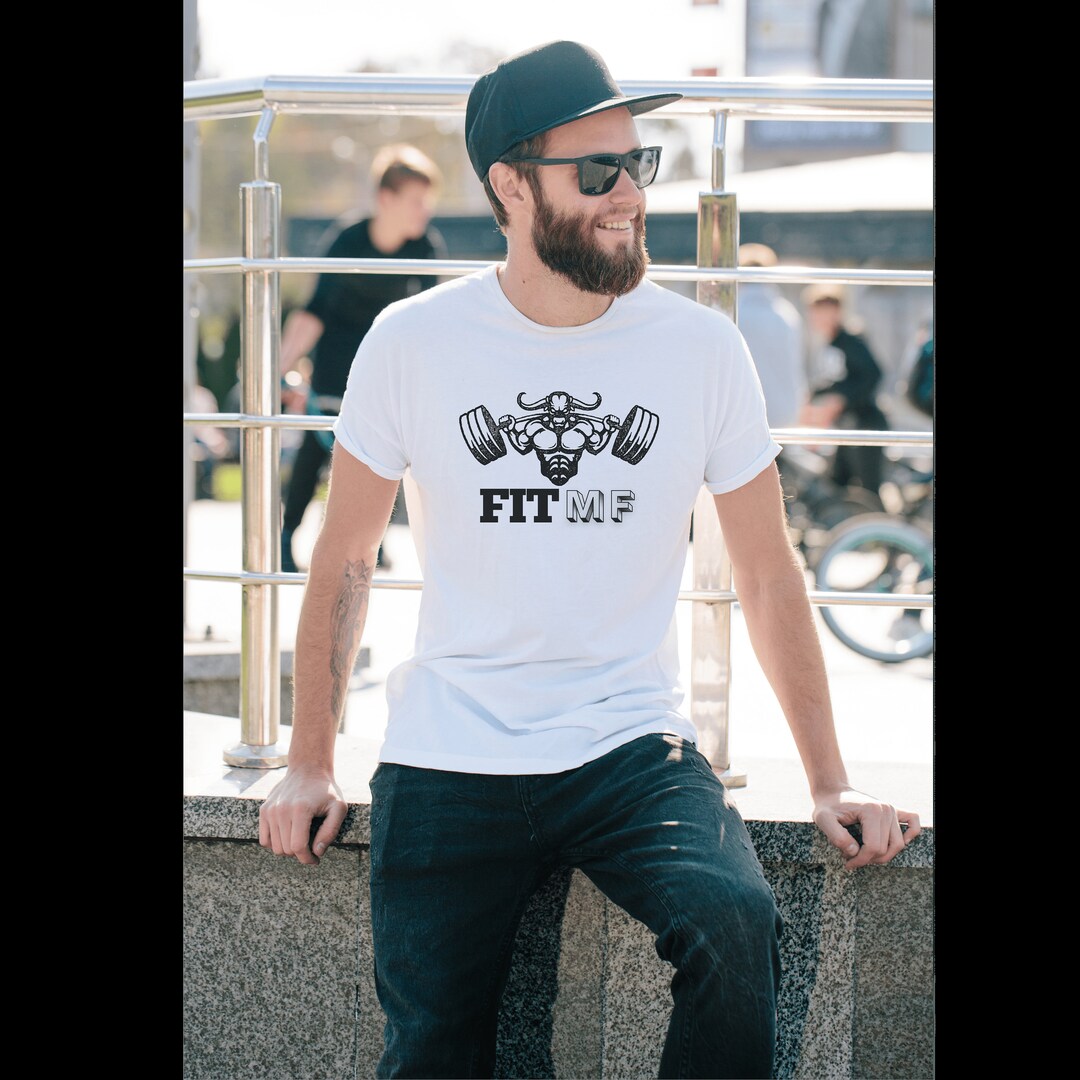 FIT MF Horned Bull T-shirt FREE Shipping, Gym Attire, Fitness, Crossfit ...