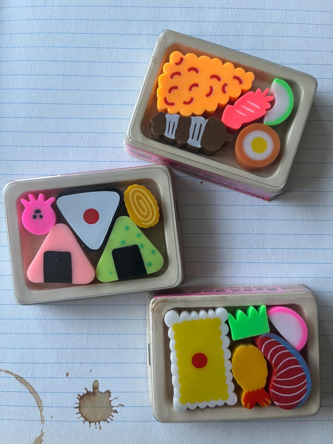 Vintage Eraser/ Lemon Co / Bento Box Food Eraser 80s 90s Retro - Etsy