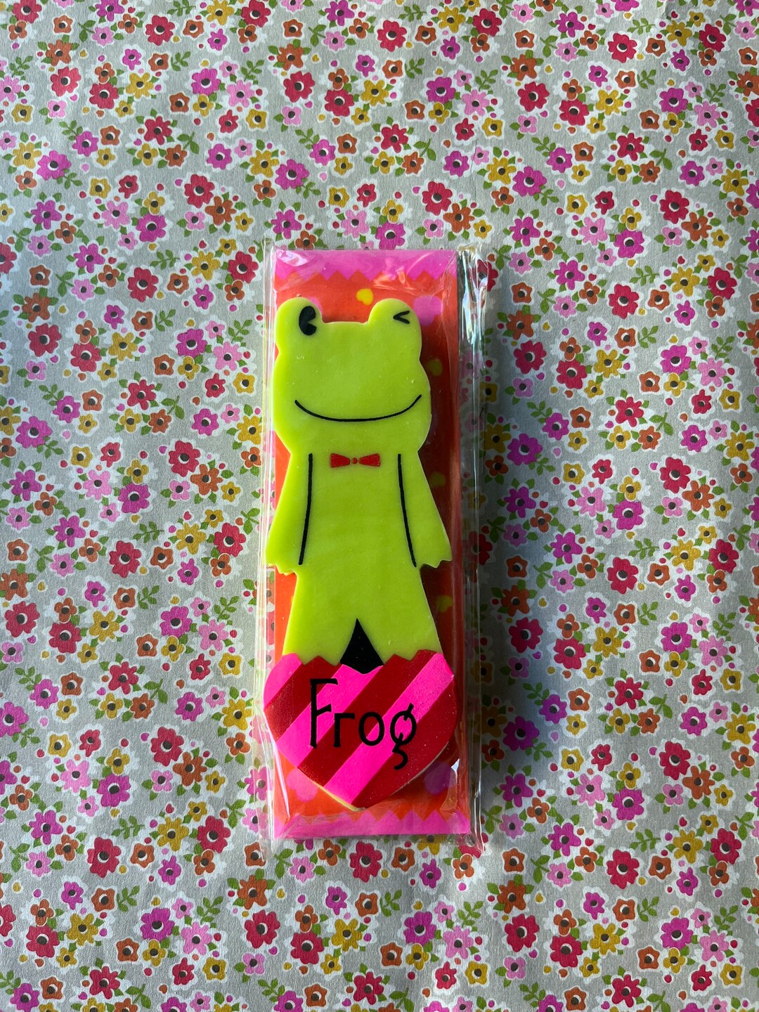 Vintage Eraser, Lemon Co, Scented Eraser, Animal, Frog, 80s 90s Retro ...