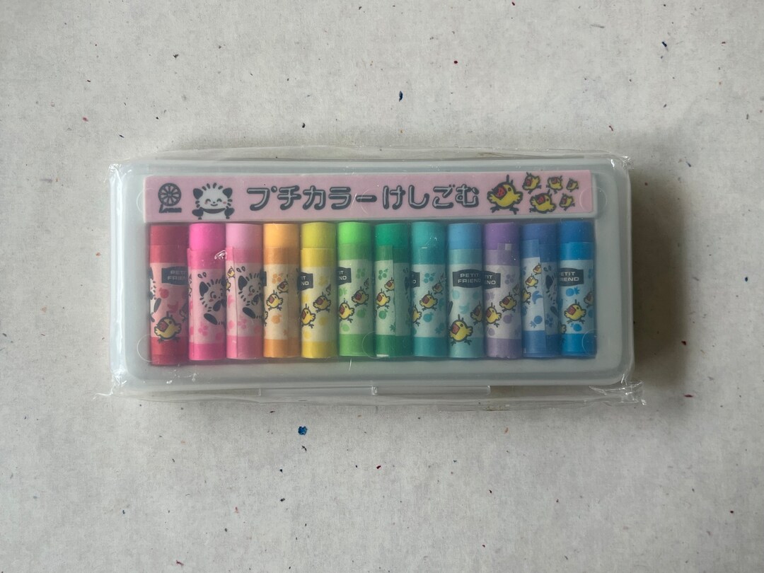 Vintage Eraser/ Lemon Co / Crayon Eraser 80s 90s Retro - Etsy