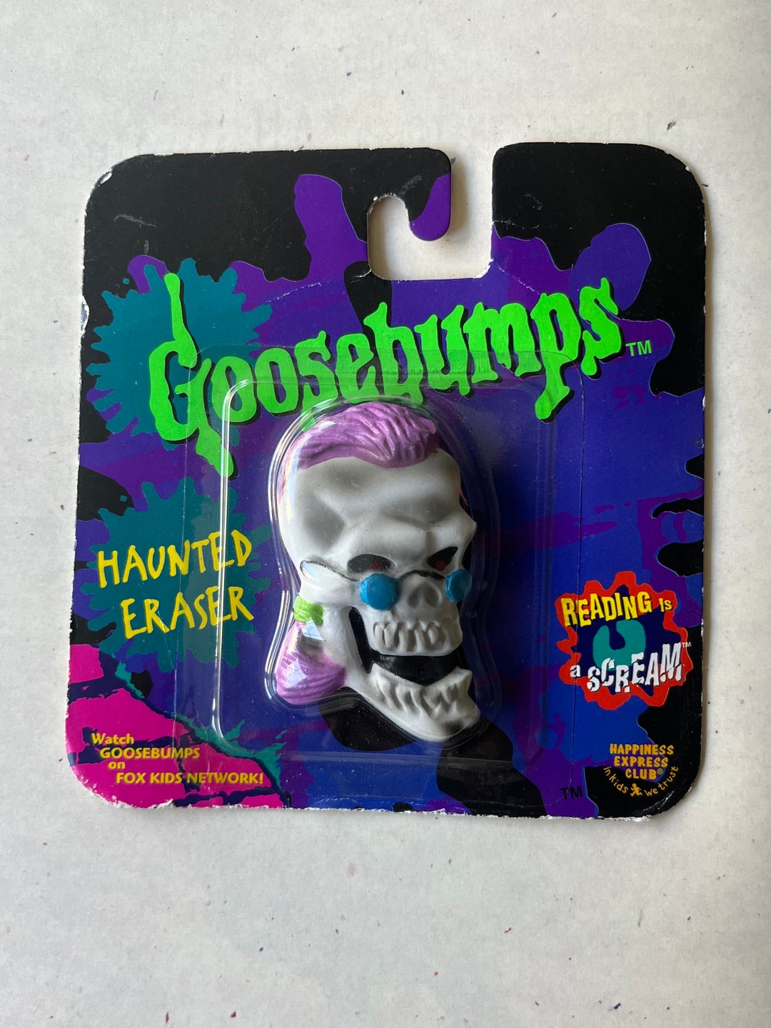 Vintage Eraser, Goosebumps, 90s Stationary, Collectible - Etsy