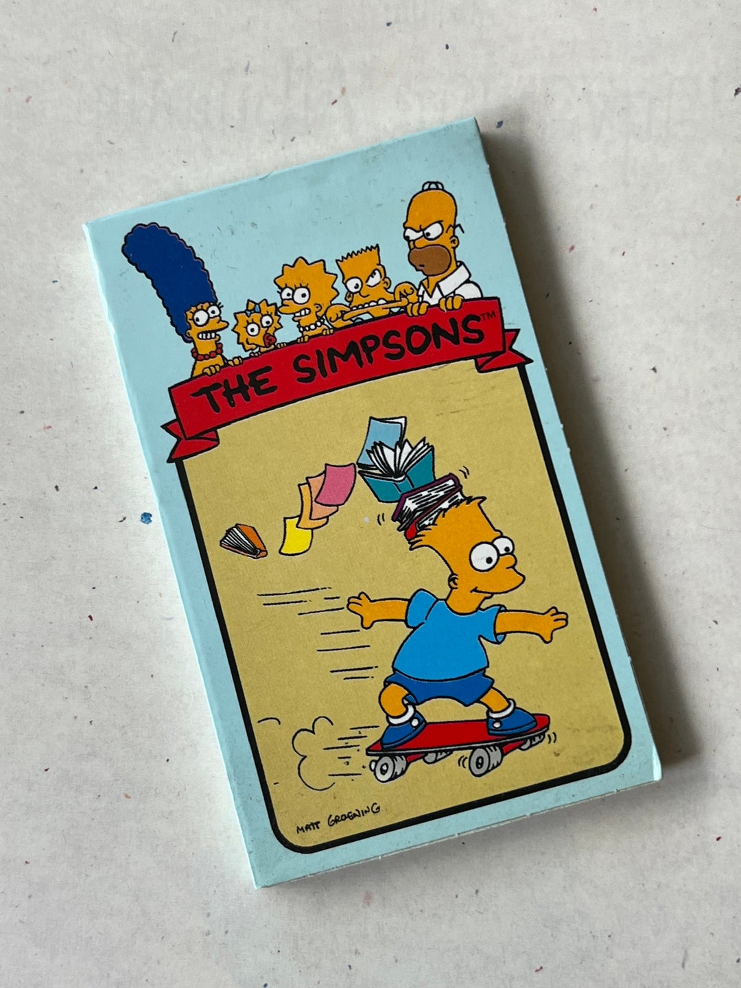 90s Stationery, Simpsons Memopad - Etsy
