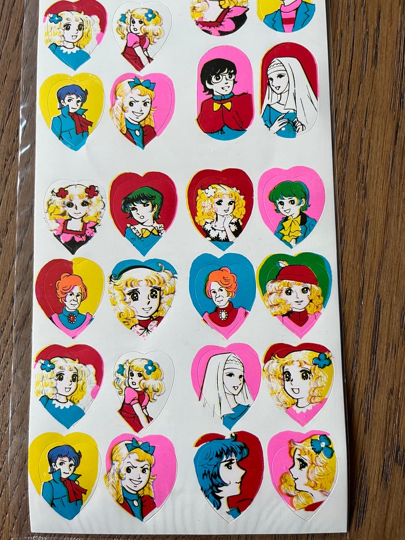 Candy Candy Vintage Stickers, 80s 90s Japan Anime Manga - Etsy